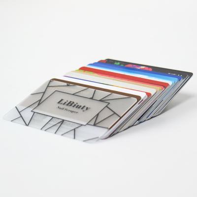 China JINCAI Printable PVC Sheet Matte Frosted Business Card 0.76mm Thick Transparent for sale