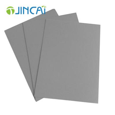 China JINCAI Grey PVC Rigid Sheet 10mm Thick Plastic Cutting Board Polyvinyl Chloride Plate for sale