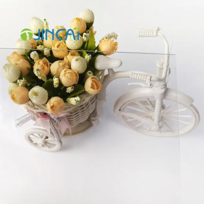 China JINCAI 3mm Thick Food Grade Transparent Rigid PVC Sheet with Protective Film for Packaging for sale