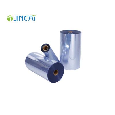 China JINCAI environmental super clear high quality rigid friendly pvc roll for making folding box for sale