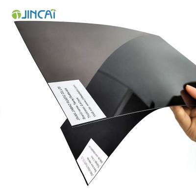 China JINCAI Customizable Transparent and Black PVC Rigid Sheet High Quality Durable 1220x2440mm for sale