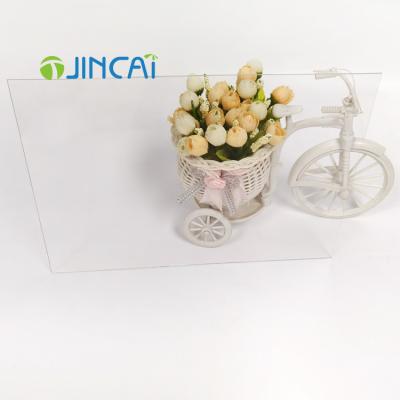 China JINCAI Transparent Fiberglass Sheet 3mm Clear Plain Plastic Panel for Template for sale