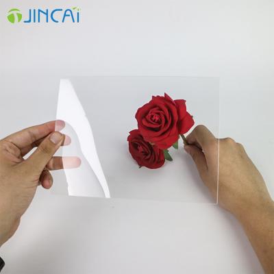 China JINCAI PVC Rigid Sheet 2mm Thick Easy Cut Bend Mold Photo Album Craft for sale
