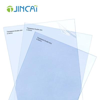 China Rigid PVC ID Card Sheet 1.5mm 3mm Transparent Binding for Wall Decoration Printing for sale