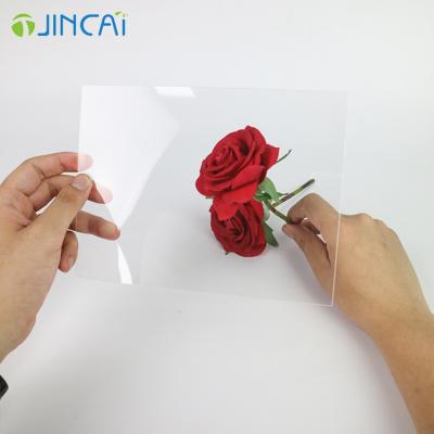 China JINCAI Super Transparent PVC Vinyl Sheet 300 Micron Thickness Flexible Film for sale