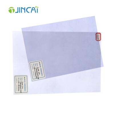 China JINCAI Custom Thickness 0.3mm Super Clear Inkjet PVC Plastic Sheet Double Film for Printing for sale