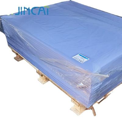 China JINCAI Clear Rigid PVC Sheet 0.15mm 0.8mm Thermoforming Plastic with Protective Film for sale