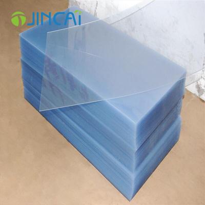 China JINCAI 3mm Thick Transparent Rigid PVC Sheet 4x8 Waterproof Moldable Plastic 300 Micron for sale