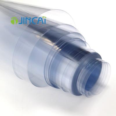 China JINCAI 2mm Transparent Rigid PVC Film Sheet Roll Eco Friendly High Clarity for sale
