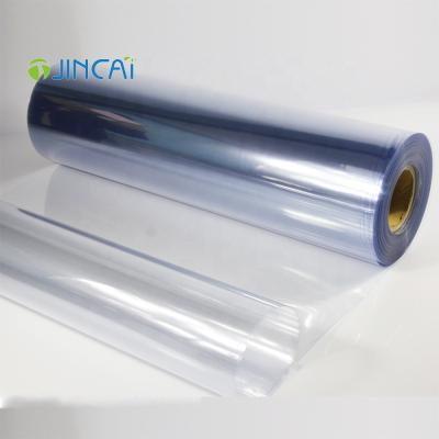 China JINCAI 1mm High Glossy PVC Roll Clear Advertising PVC for UV Printing for sale