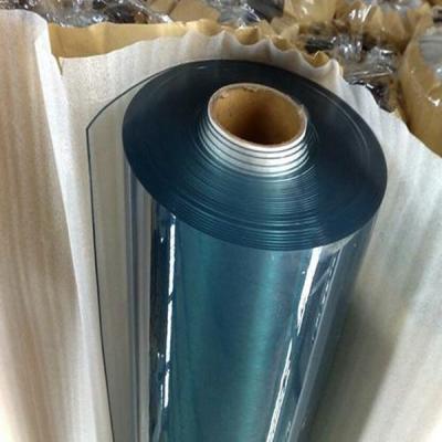 China JINCAI Semi-Rigid PVC Laminated Film Transparent Plastic Glass Sheet Roll 0.2mm Thick for sale