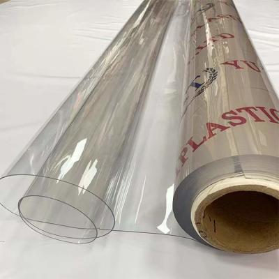 China JINCAI Laminated Transparent Soft PVC Film No Bubbles Super Clear for Bags 0.2mm Thickness for sale