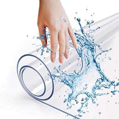 China JINCAI Custom 1mm Clear PVC Film Roll Non Toxic Super Clear for Table Cloth for sale