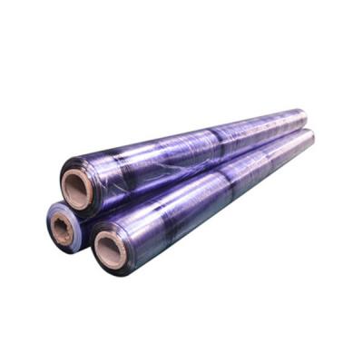 China JINCAI Wholesale Super Clear Transparent Blue PVC Film Roll 0.08mm for Mattress Protection for sale