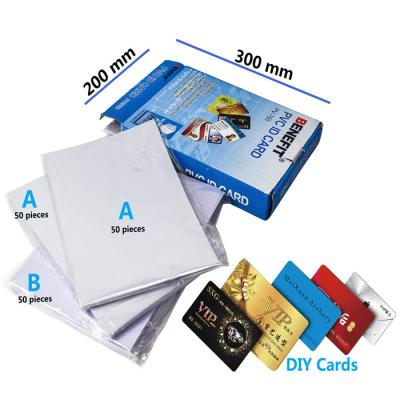 China JINCAI A4 Printable PVC Blank Card 0.76mm Thick Thermolaminated Dragon Sheet for Inkjet Printers for sale