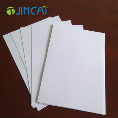 China JINCAI 0.3mm 760 Mic Thick White Matte Printable PVC Film Roll for ID Card Laser Printing for sale