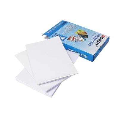 China JINCAI A4 White PVC Sheet for Printing 0.76mm No Laminating Plastic ID Card Sheet for sale