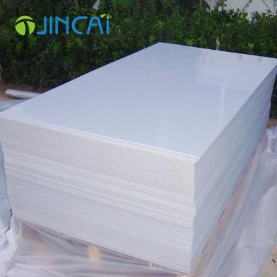 China JINCAI White Matte Glossy PVC Print Waterproof Sheets Custom Size 0.3mm Business Card for sale