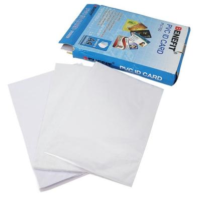 China JINCAI Printable PVC Inkjet Card Sheets 20 mil Custom Business Cards for sale