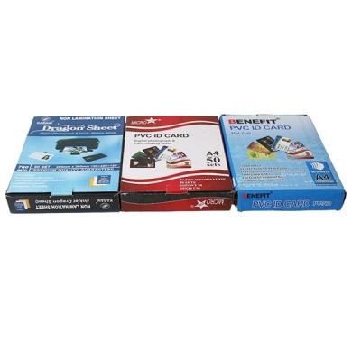 China JINCAI A4 PVC Inkjet Printing Sheets for Business Cards 0.3mm Thickness 20 Sheets Pack for sale