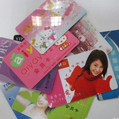 China JINCAI Inkjet Non Lamination Silver White PVC Business ID Card 0.76mm Thickness 100pcs Pack for sale