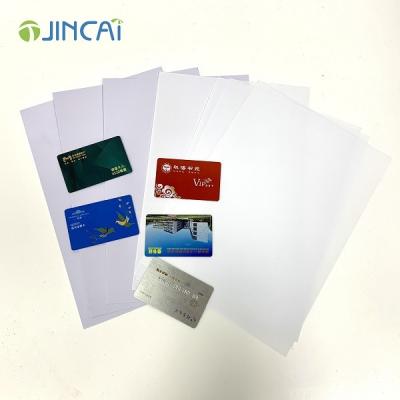 China JINCAI PVC Sheet 0.6mm 0.76mm Non-Laminating Card Making Material for sale