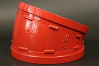 China Piping System Ductile Iron Grooved Fittings 22.5° Camlock Fittings for sale
