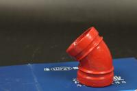 China Ductile Iron Elbow Groove For DN60--DN426 Piping System for sale