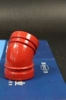 China Ductile Iron Elbow Groove For DN60--DN426 Piping System for sale