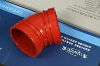 China Thickness 3mm Grooved Pipe Fittings Grooved 90 Elbow For Industrial for sale