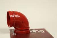 China 90° Grooved End Pipe Fittings  DN60-426 3mm Wall Thickness for sale