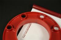 China BS Standard Flange Pipe Fittings Black Painting Anti Rust Oil for sale