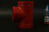 China Xgqt03-114-2.5 Grooved Tee Fittings For Firefighting Pipeline System for sale