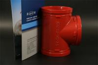 China Positive Grooved Tee Fittings 6mm Pipe Thickness For Piping System for sale
