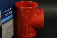 China Positive Grooved Tee Fittings 6mm Pipe Thickness For Piping System for sale