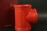 China WFZT Grooved Tee Fittings Leak Free Groove Coupling Pipe Fitting for sale