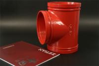 China WFZT Grooved Tee Fittings Leak Free Groove Coupling Pipe Fitting for sale