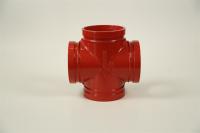 China High Pressure Resistant 4 Way Pipe Fitting With Ductile Iron ANSI Standard for sale