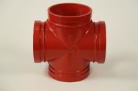 China High Pressure Resistant 4 Way Pipe Fitting With Ductile Iron ANSI Standard for sale