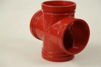 China High Pressure Resistant 4 Way Pipe Fitting With Ductile Iron ANSI Standard for sale