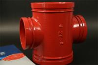China Polished Ductile Iron 4 Way Pipe Connector 3000 Psi ANSI Standard for sale
