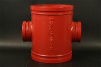 China XGQT05-219x108-2.5 4 Way Pipe Fitting High Strength Corrosion Resistance for sale