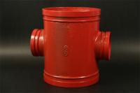 China XGQT05-219x108-2.5 4 Way Pipe Fitting High Strength Corrosion Resistance for sale