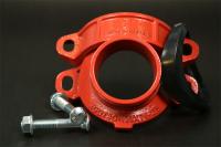 China XGQT108x76 Victaulic Mechanical Tee grooved For Fire Fighting Pipeline System for sale