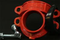 China XGQT108x76 Victaulic Mechanical Tee grooved For Fire Fighting Pipeline System for sale