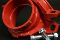 China Ductile iron Mechanical Grooved Tee For DN60*33--DN377*114 for sale