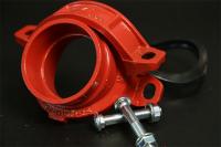 China Ductile iron Mechanical Grooved Tee For DN60*33--DN377*114 for sale