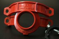 China XGQT165x76 Mechanical Tee Reducer with Groove Type Clamps for sale