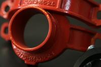 China XGQT165x76 Mechanical Tee Reducer with Groove Type Clamps for sale