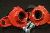 China XGQT76x33 Mechanical Cross Tee Ductile iron Mechanical Tee Grooved Outlet for sale